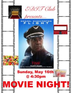 May Movie Night! May 16th @ 4:30 PM – Edit12Step